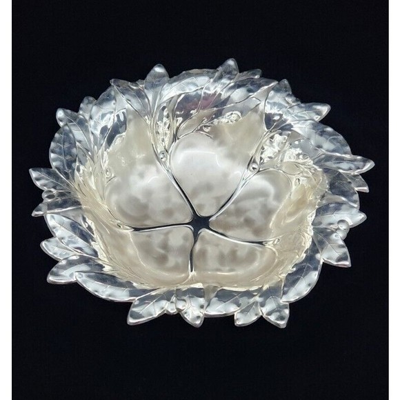 I Kora | Dining | Vtg I Kora Wmf Silver Plated Footed Brushed Silver ...